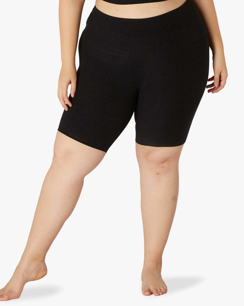 Hazel Plus Size High-Rise Bike Short | Black